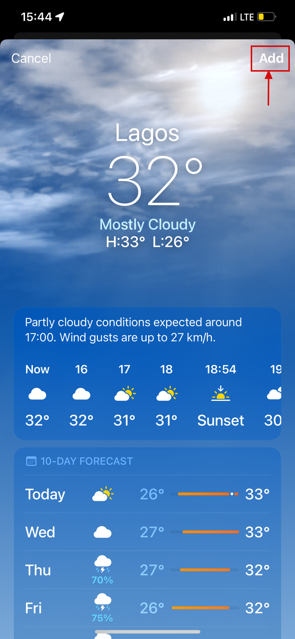 How to Change Weather Location on an iPhone