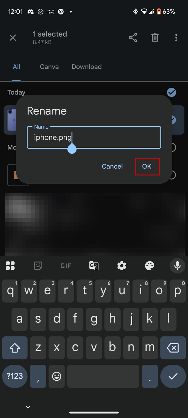 How to Change File Extension (Type) on Android