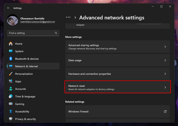 How to Reset Network Settings in Windows 11