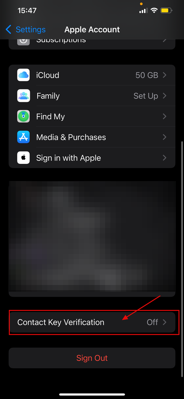 How to Turn on Contact Key Verification for your iMessage Chats on iPhone