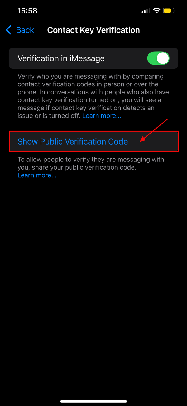 How to Turn on Contact Key Verification for your iMessage Chats on iPhone