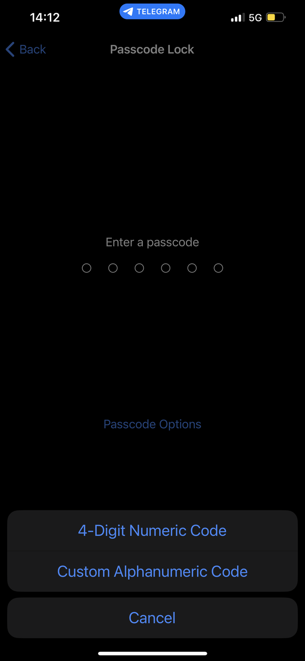 How to Lock Telegram Using Passcode on Mobile