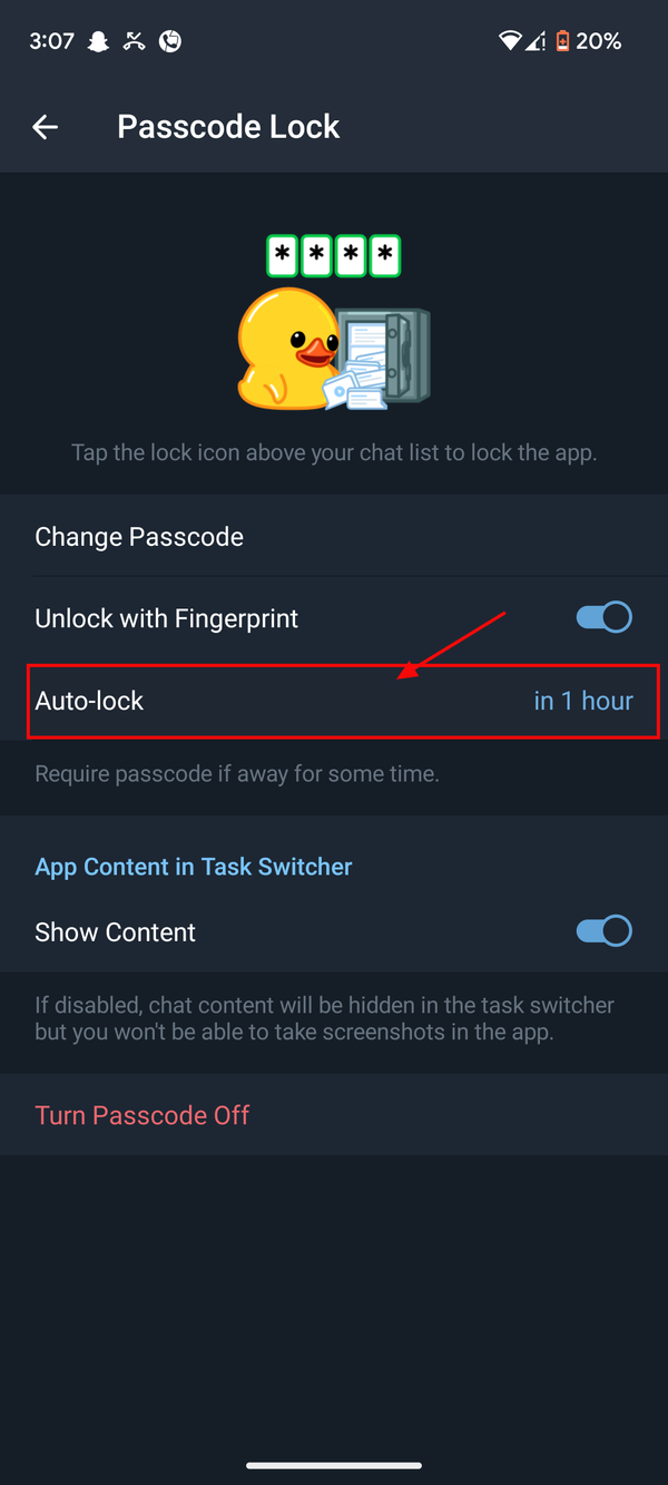 How to Lock Telegram Using Passcode on Mobile