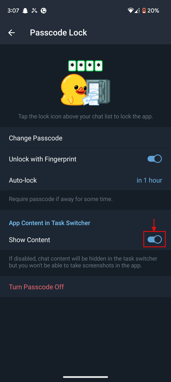 How to Lock Telegram Using Passcode on Mobile