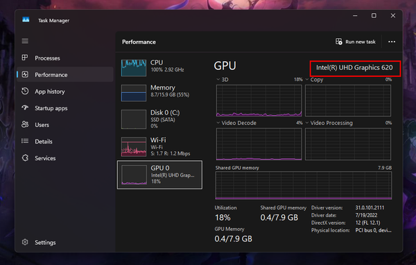 How to Check Your Laptop's Graphics Card