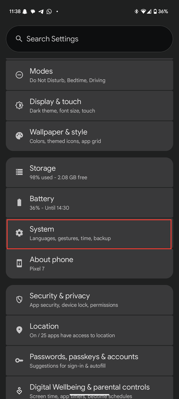 How to disable screen share protections on Android 15