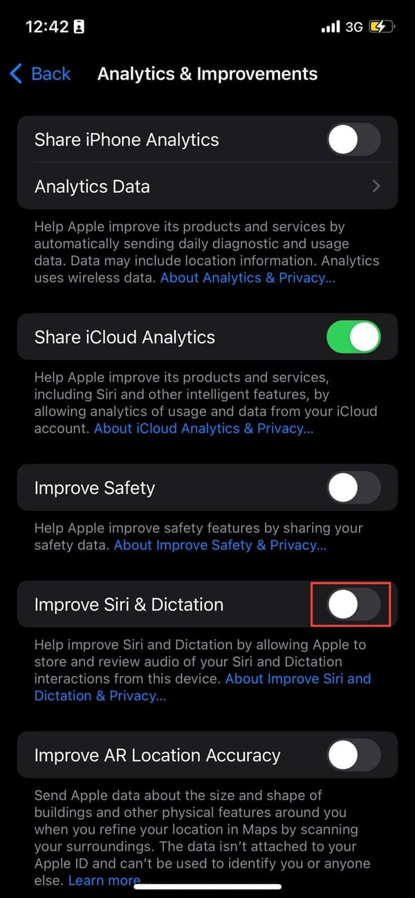 How to stop Apple from storing your Siri and Dictation transcripts